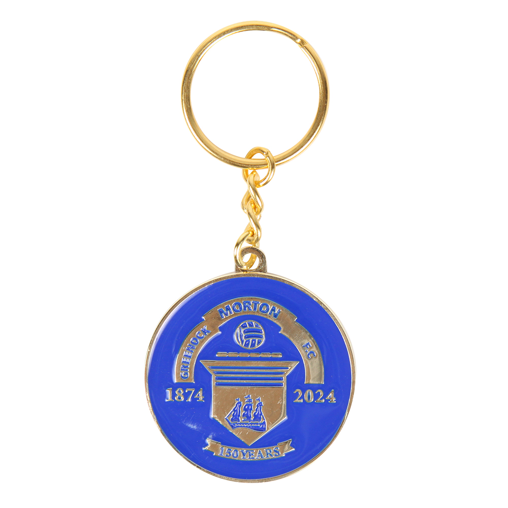 Morton 150th Key Ring (Royal) - Smiths of Greenock