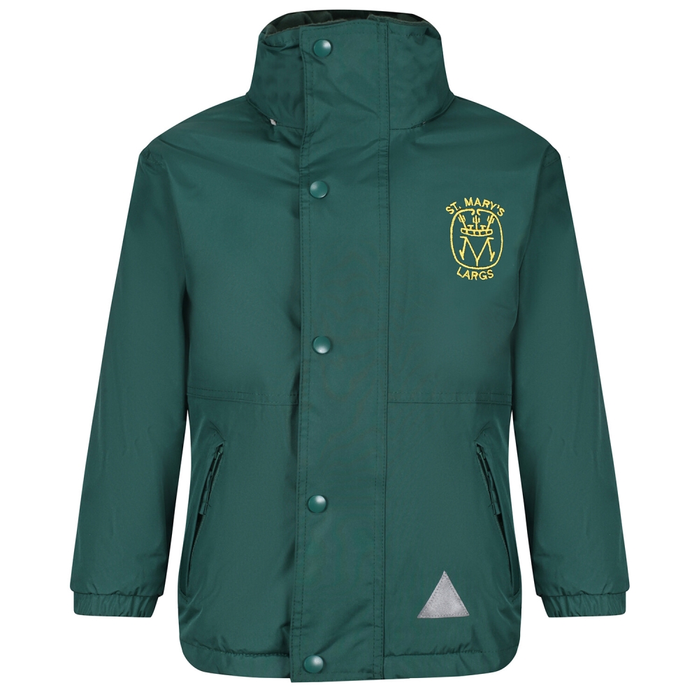 St Mary's Largs fleece lined Rain Jacket - Smiths of Greenock