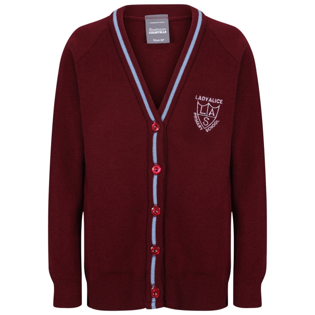 Lady Alice Primary Striped Cardigan - Smiths of Greenock
